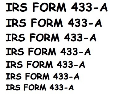 433-A | Offer In Compromise Facts | What You Need To Know