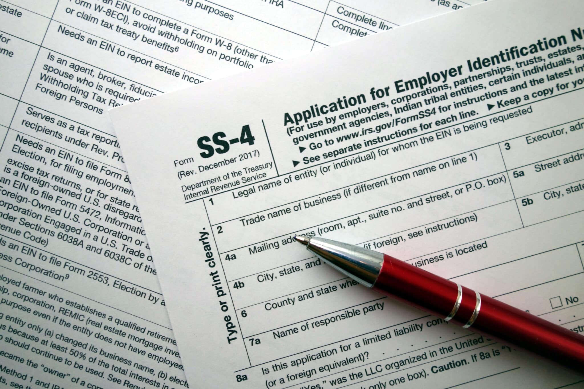 IRS SS-4 Form: Avoid Common Mistakes and Prevent IRS Trouble