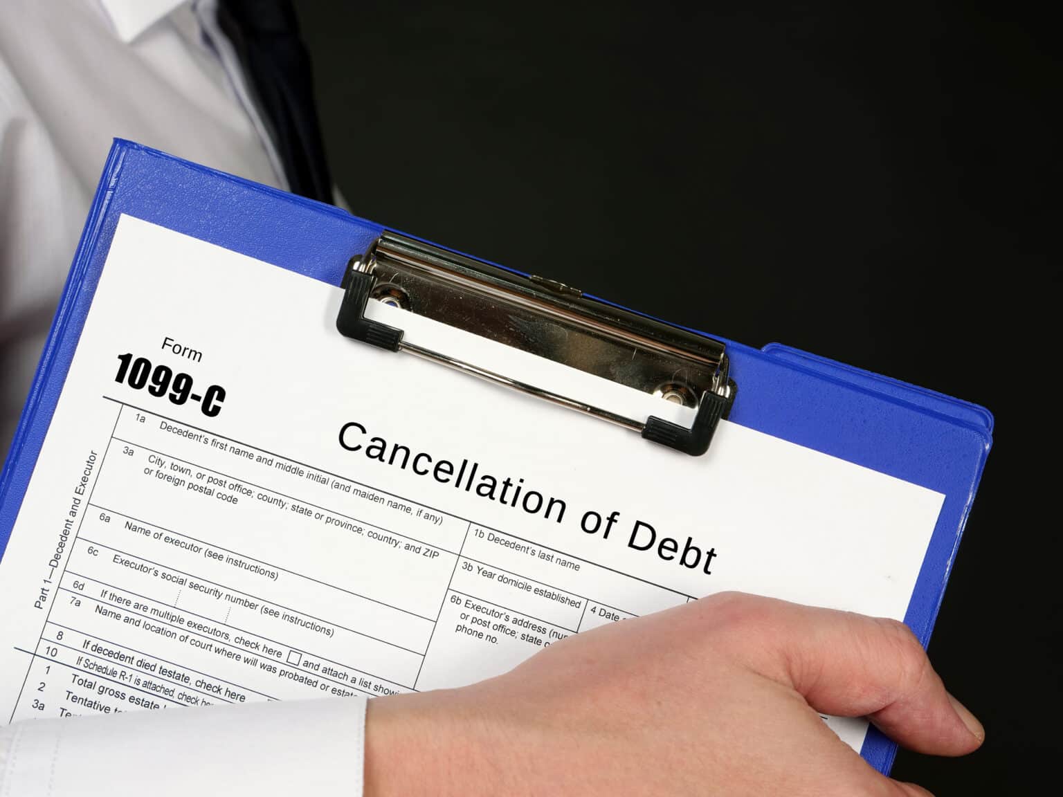 1099-C Cancellation of Debt Form: What You Need to Know