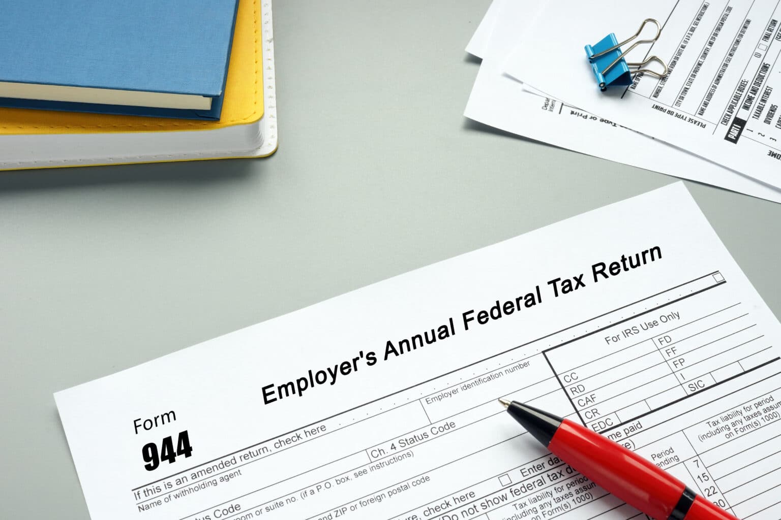 IRS Form 944: How to File When Your Business Owes Less
